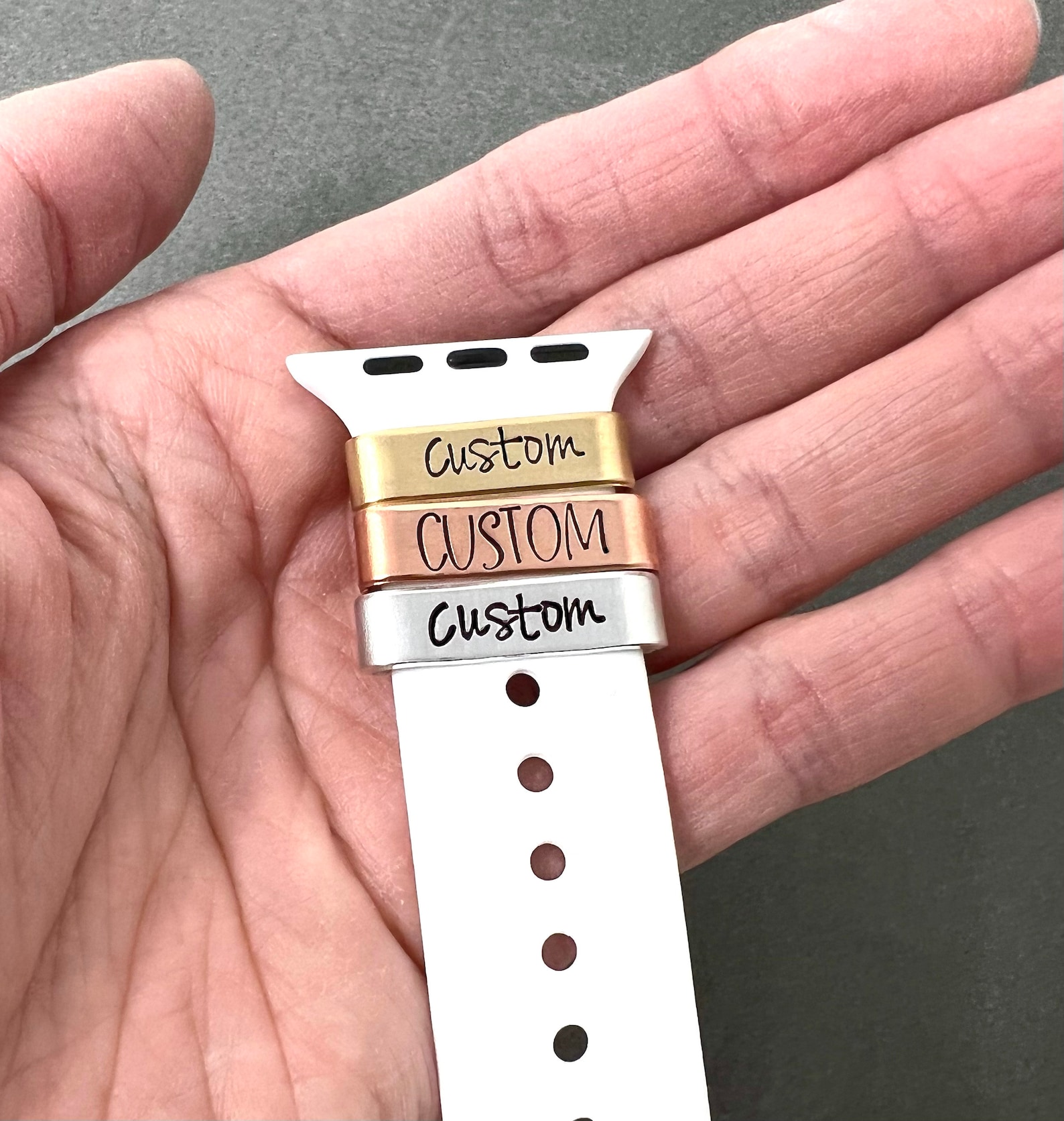 Personalized Watch Band Charm Smart Watch Charm Personalized - Etsy