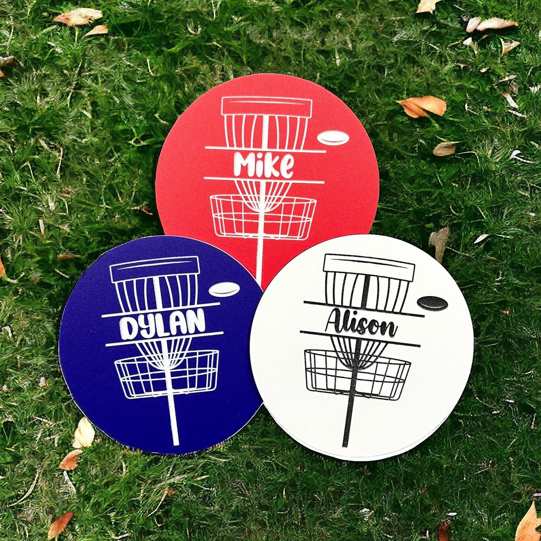 Personalized Disc Golf Marker, Engraved Acrylic Custom Gift for Him Her ...