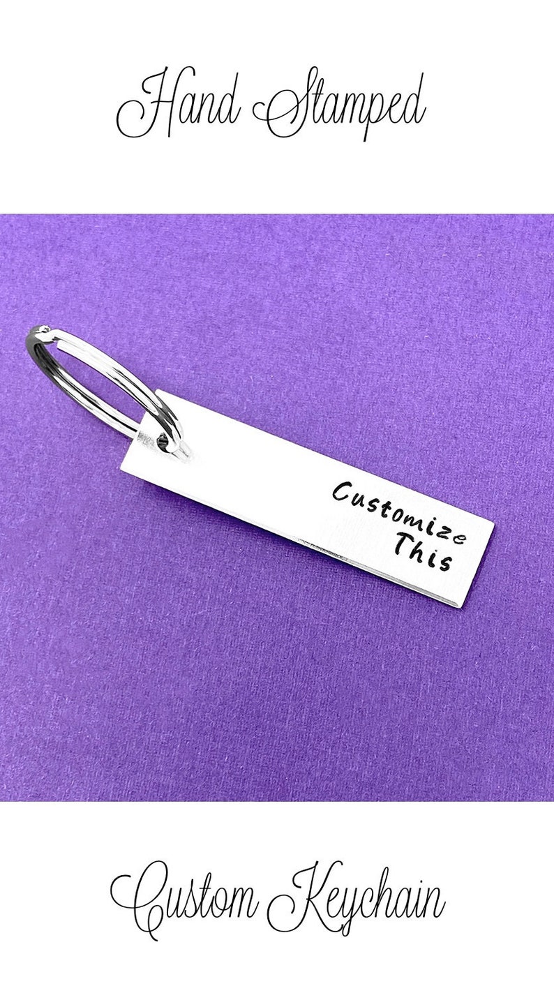 Customized Keychain Custom Keychain Personalized Gift - Etsy
