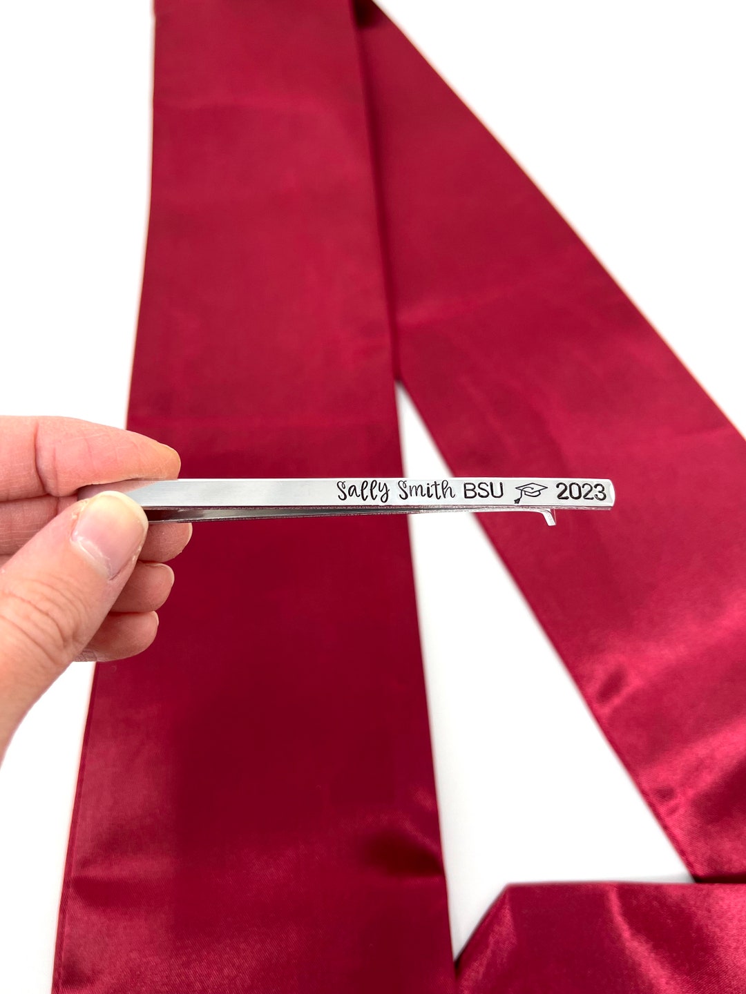 Custom Graduation Stole Clip Gift for Him Her, Personalize With Name ...