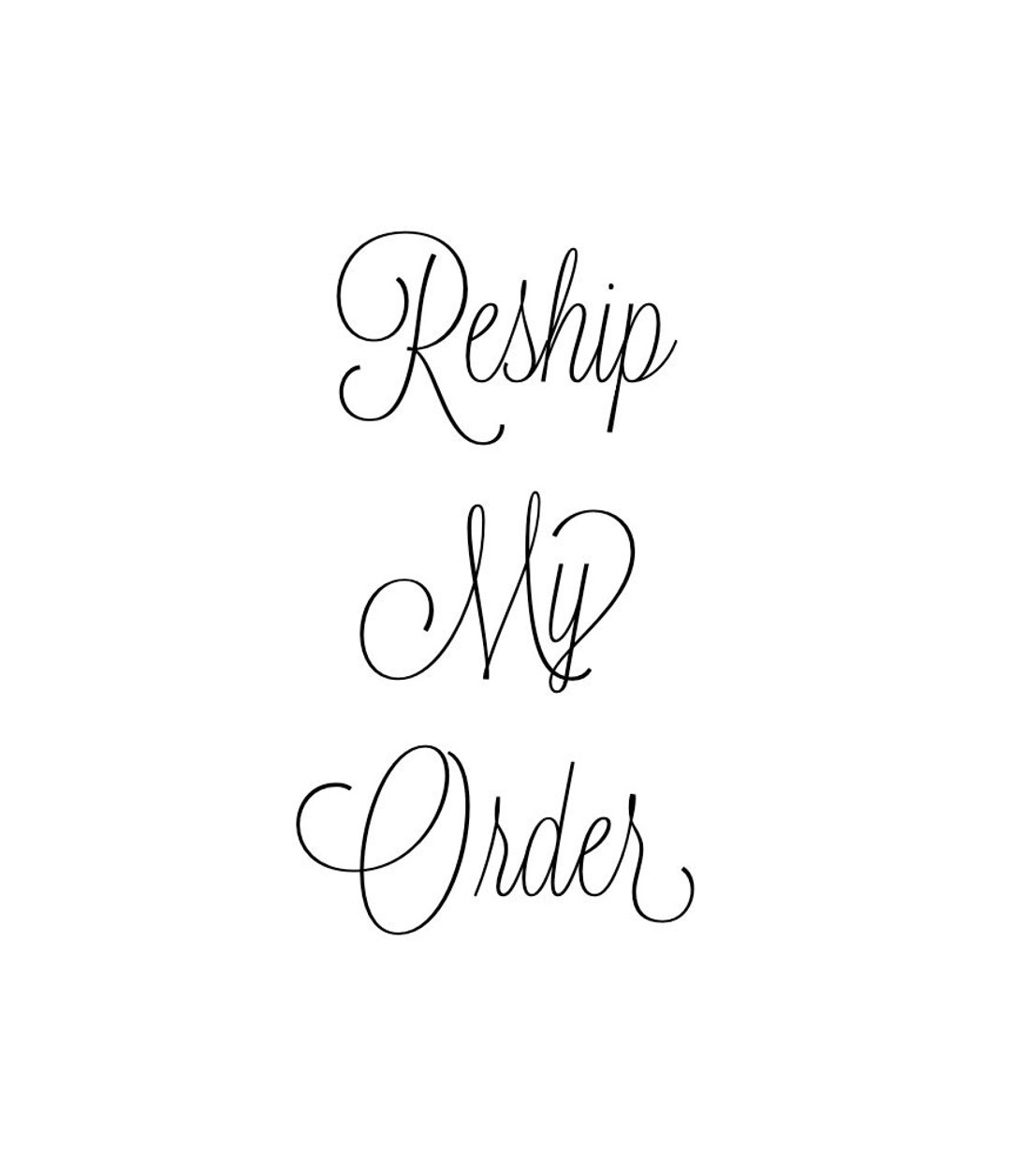 Reship My Order for Those Whose Package Has Been Sent Back to Us as ...