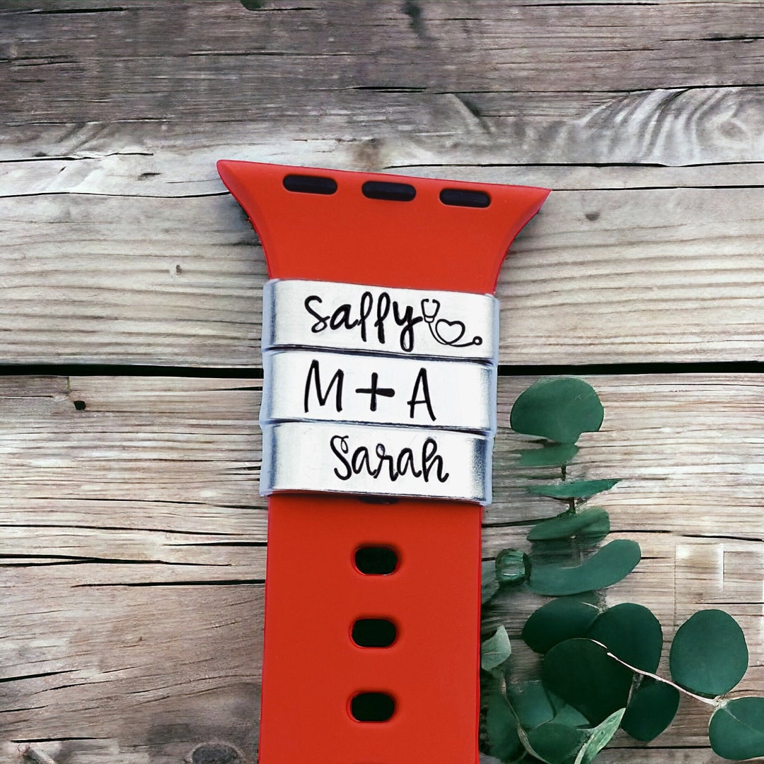 Watch Band Charm, Smart Watch Charm, Personalized Gift, Nurse Gift ...