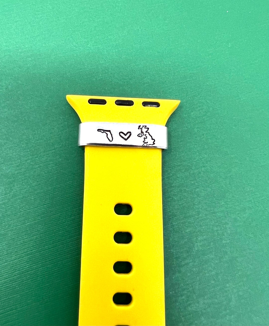 States & Countries Personalized Watch Band Smart Charm Cuff Slide ...