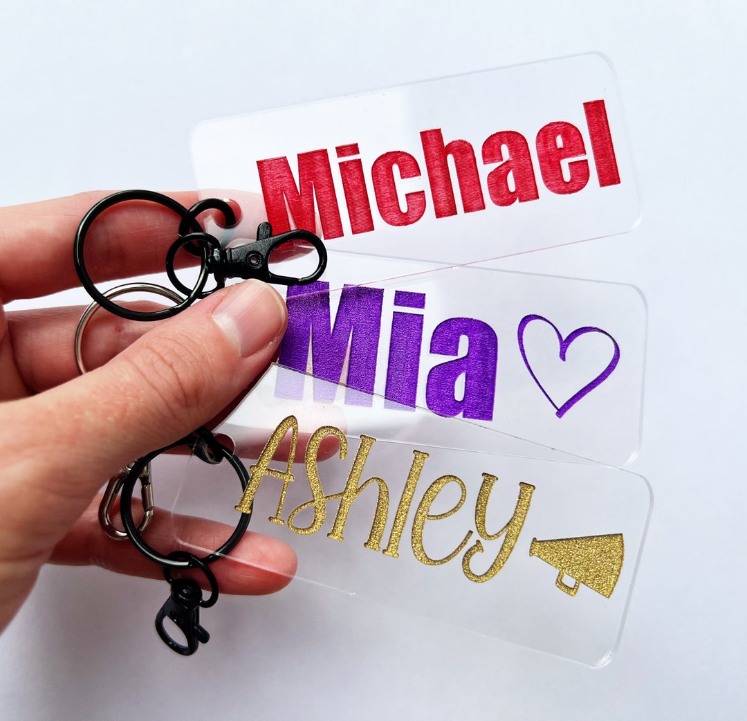 Custom Name Tag for Backpack Lunchbox Diaper Bag, Back to School Gift ...