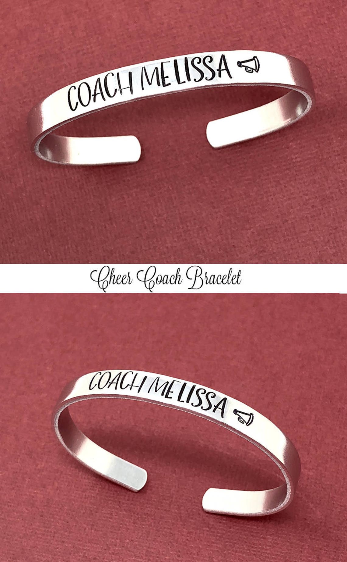 Cheer Bracelet Personalized Gift Cheerleader Jewelry Hand | Etsy