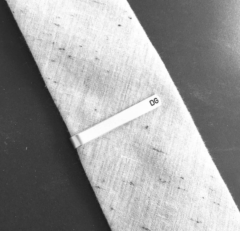 Grad Gift Custom Hand Stamped Tie Clip Fathers Day Gift - Etsy
