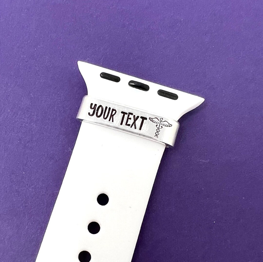 Personalized Watch Charm, Medical Alert Band, Medical ID Tag, Smart ...