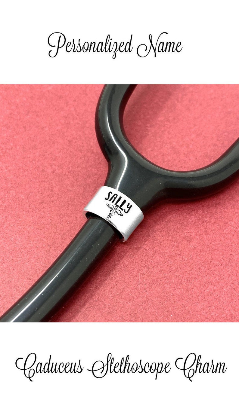 Stethoscope Name Charm, Custom Stethoscope Tag, Name Stethoscope Charm ...