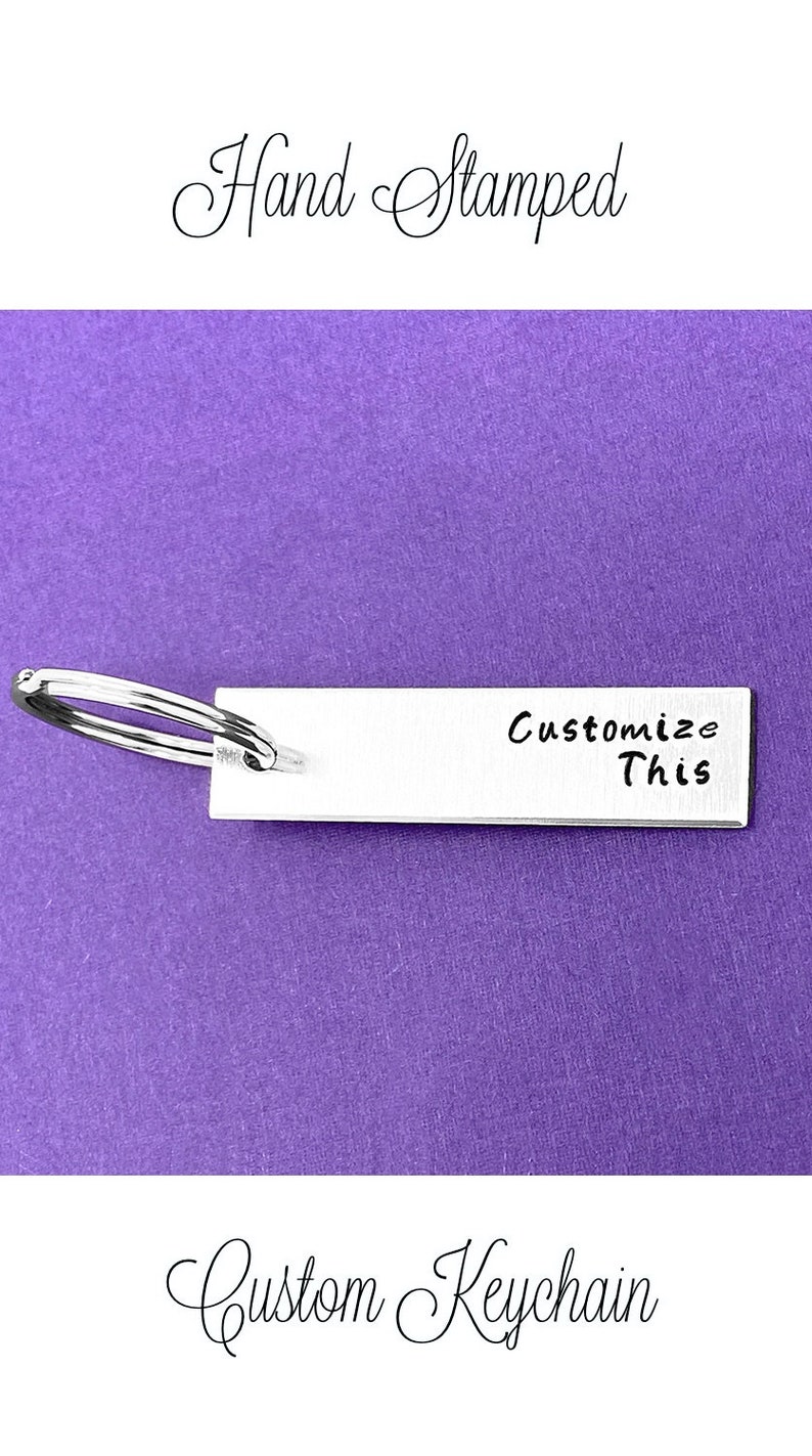 Customized Keychain Custom Keychain Personalized Gift - Etsy
