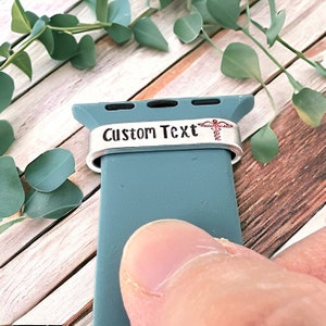 Personalized Medical Alert Watch Band Charm, Medical ID Tag, Smart ...