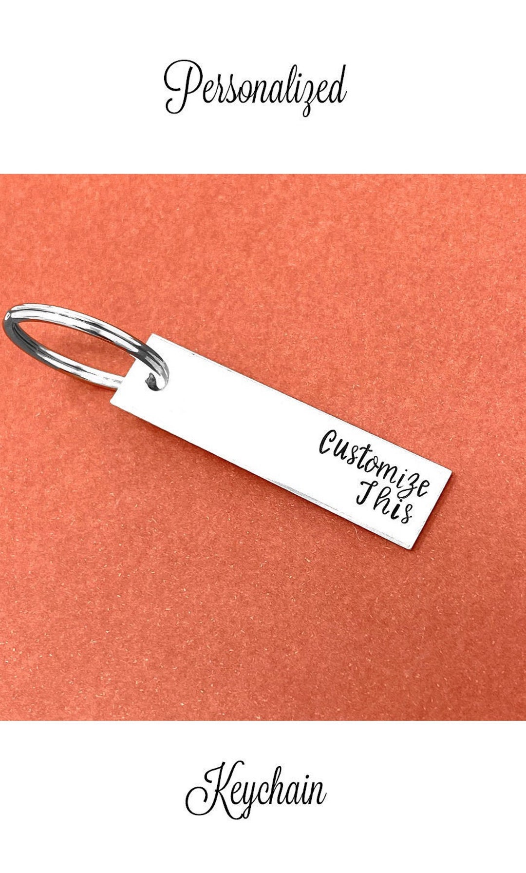 Custom Keychain, Personalized Keychain, Bridesmaid Gift, Anniversary ...