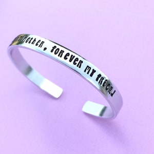 Always My Mother Forever My Friend Hand Stamped Bracelet, Mother's Day ...