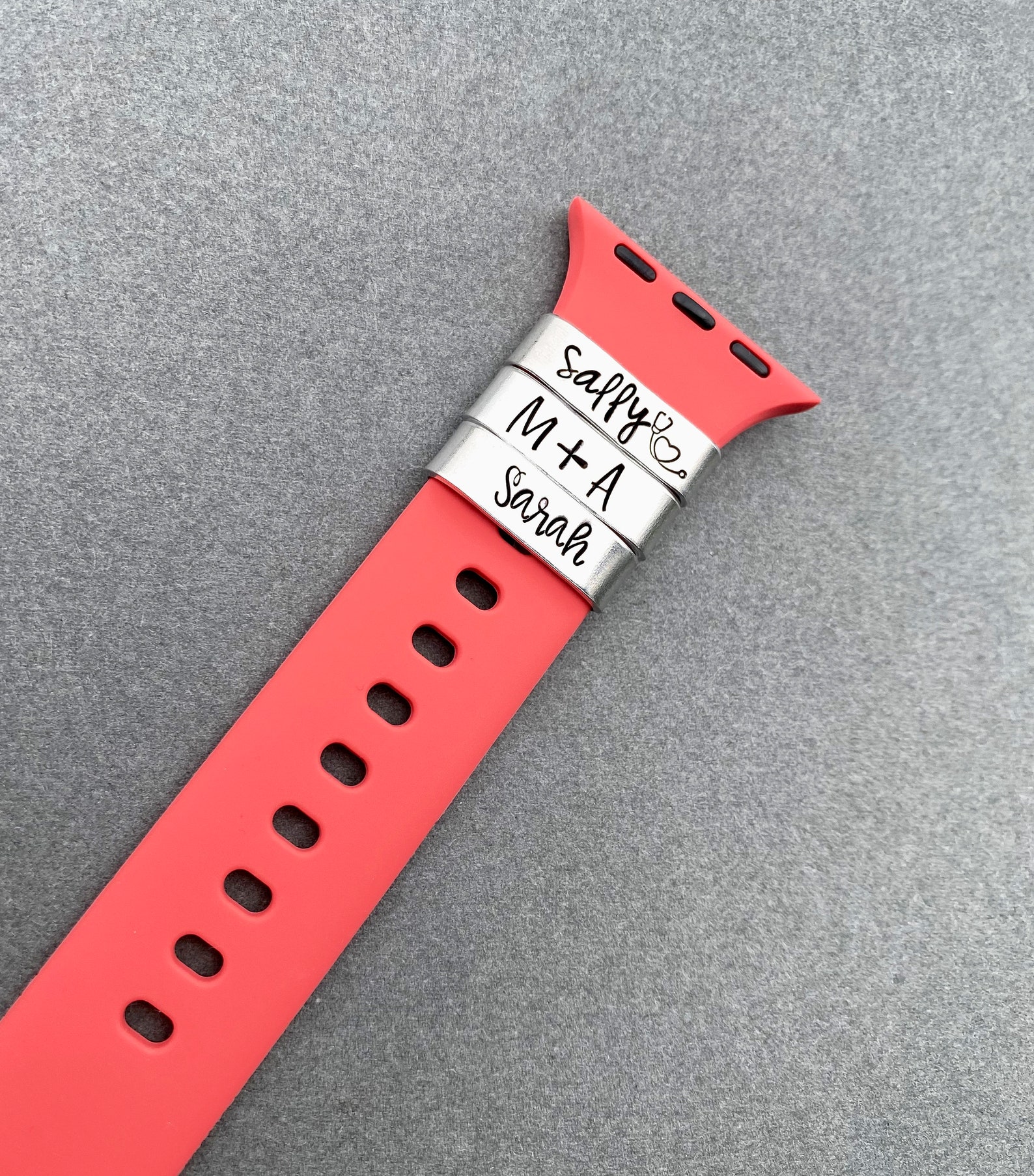 Personalized Watch Band Charm Smart Watch Charm Personalized - Etsy