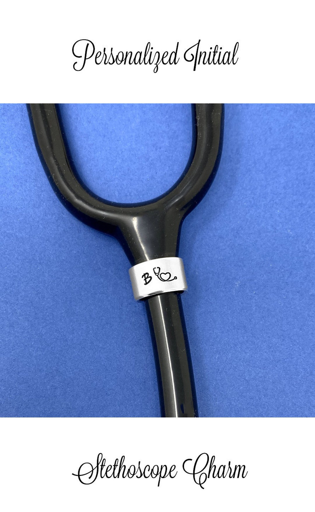 Stethoscope ID Tag Custom Stethoscope Tag Heart Stethoscope - Etsy