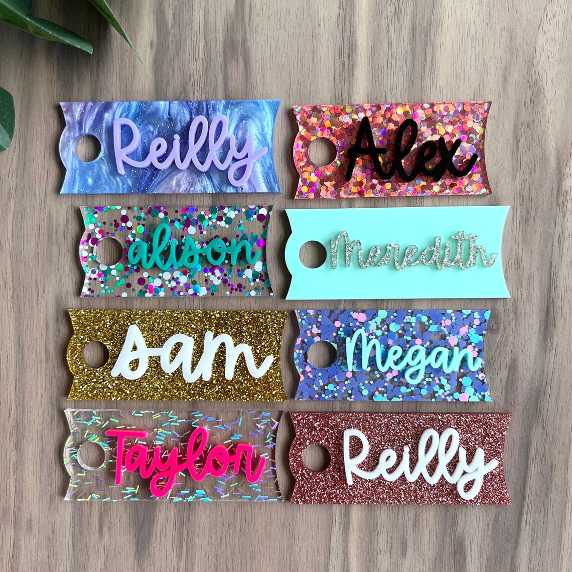 20oz 30oz 40oz Tumbler Name Plate, Custom Name Cup Accessories, Acrylic ...