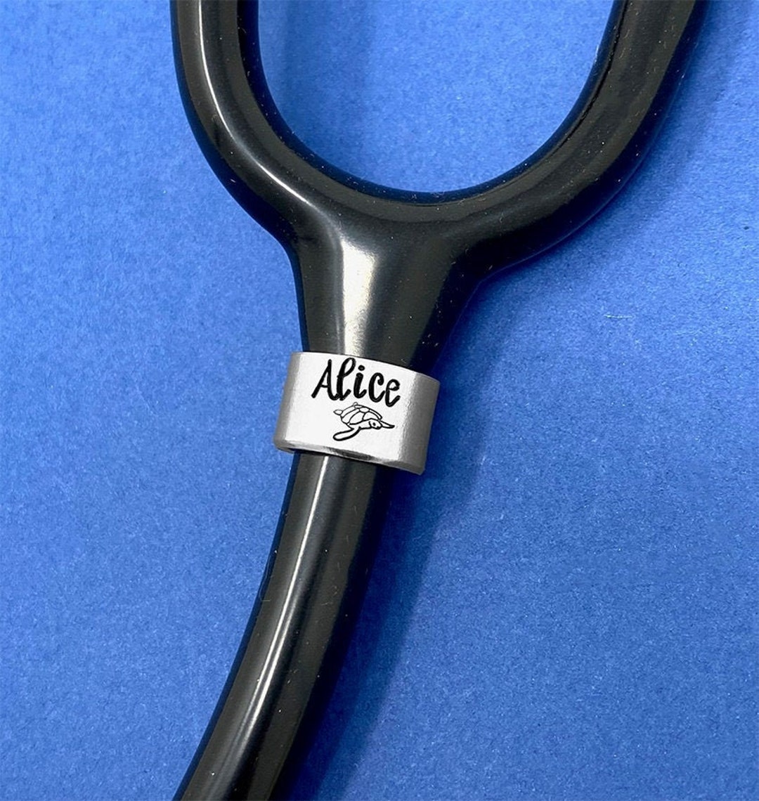 Turtle Stethoscope Name Tag, Custom Stethoscope Tag, Stethoscope Charm ...