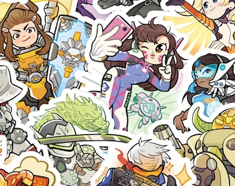 Overwatch DPS Stickers // OW2 - Etsy