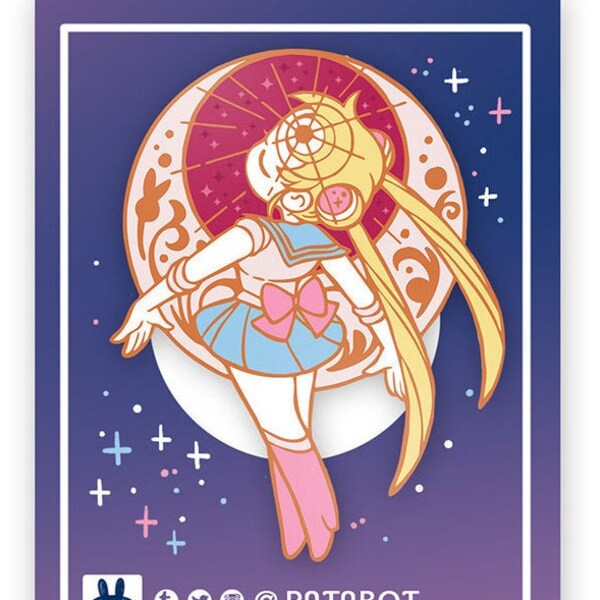 Sailor Moon Enamel Pin Etsy