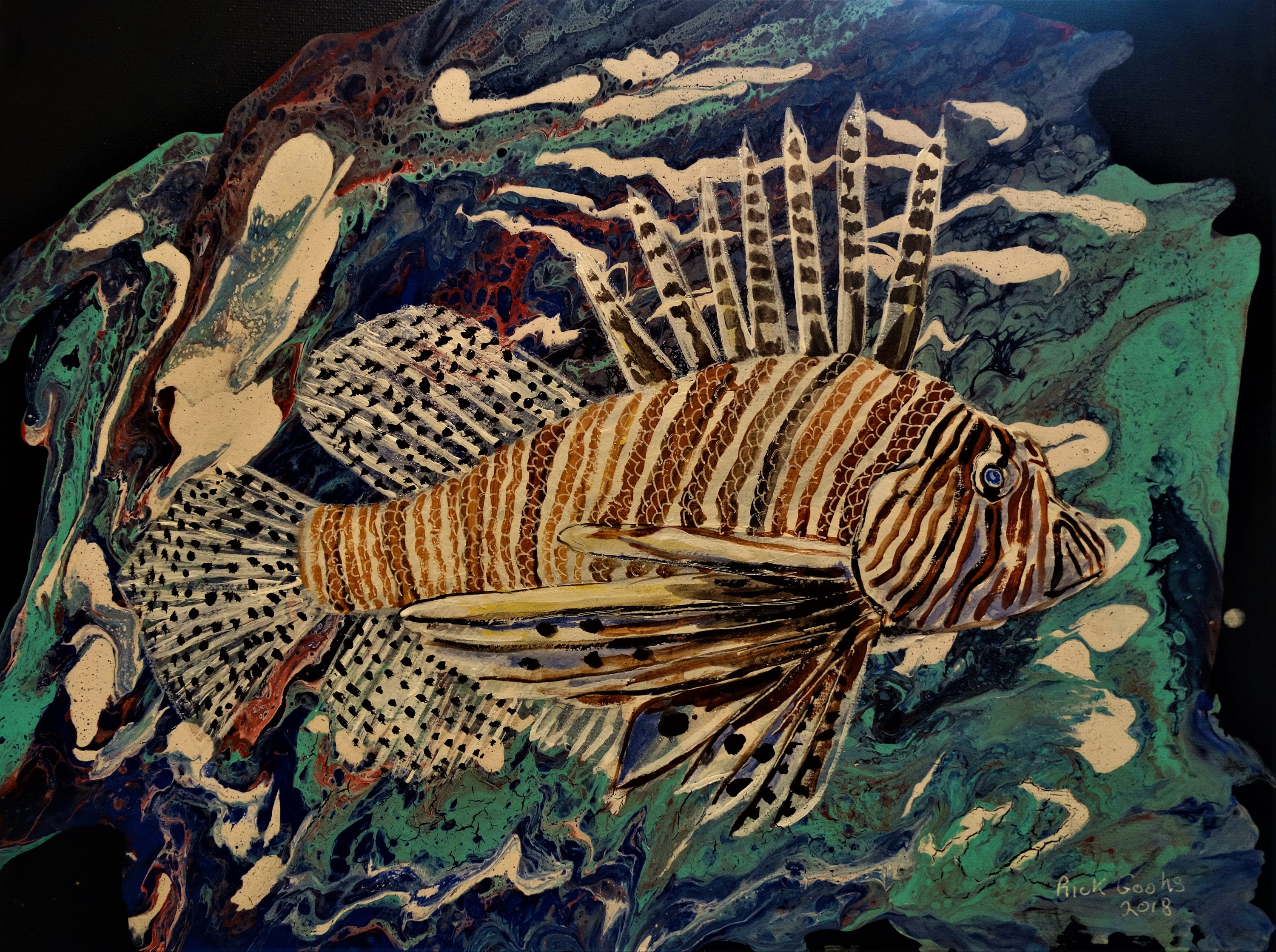 Lionfish Painting