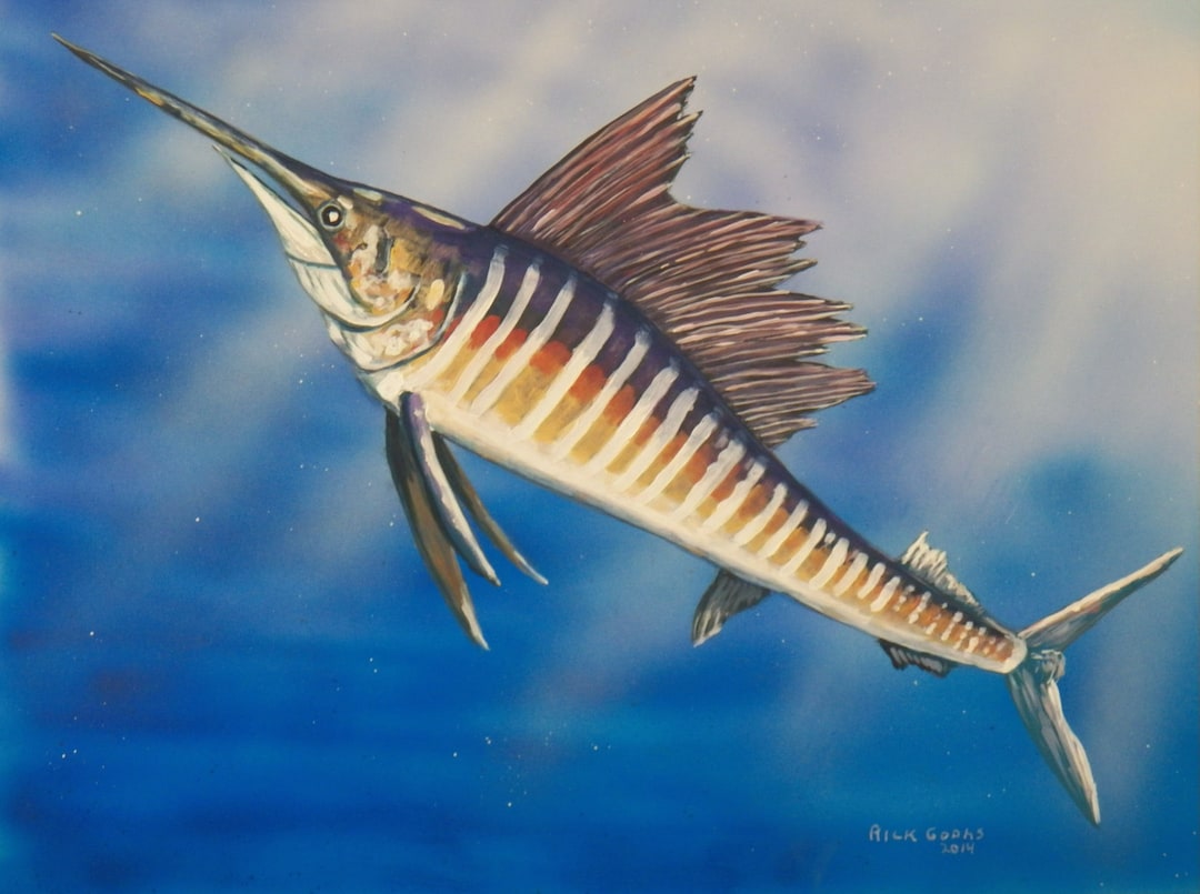 Sailfish(original Painting), Salt Water Fish Art, Sailfish Painting ...