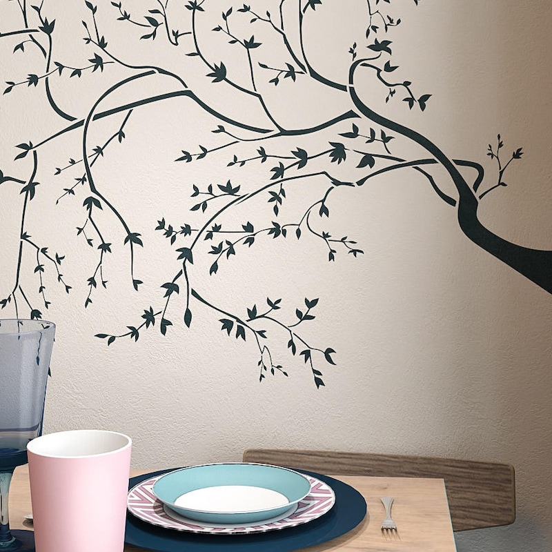Tree Wall Stencils - Etsy