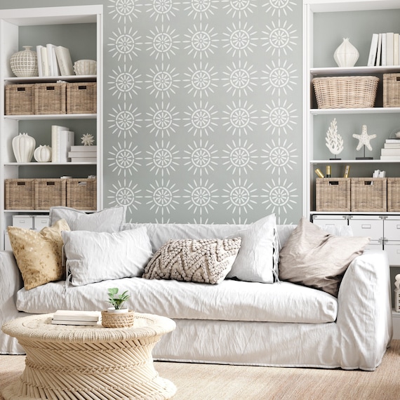 Stencil Accent Wall Ideas