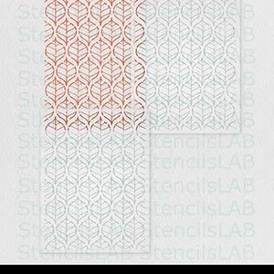 Floral Wall Stencil- Large Wall Stencils for Painting- Large Pattern ...
