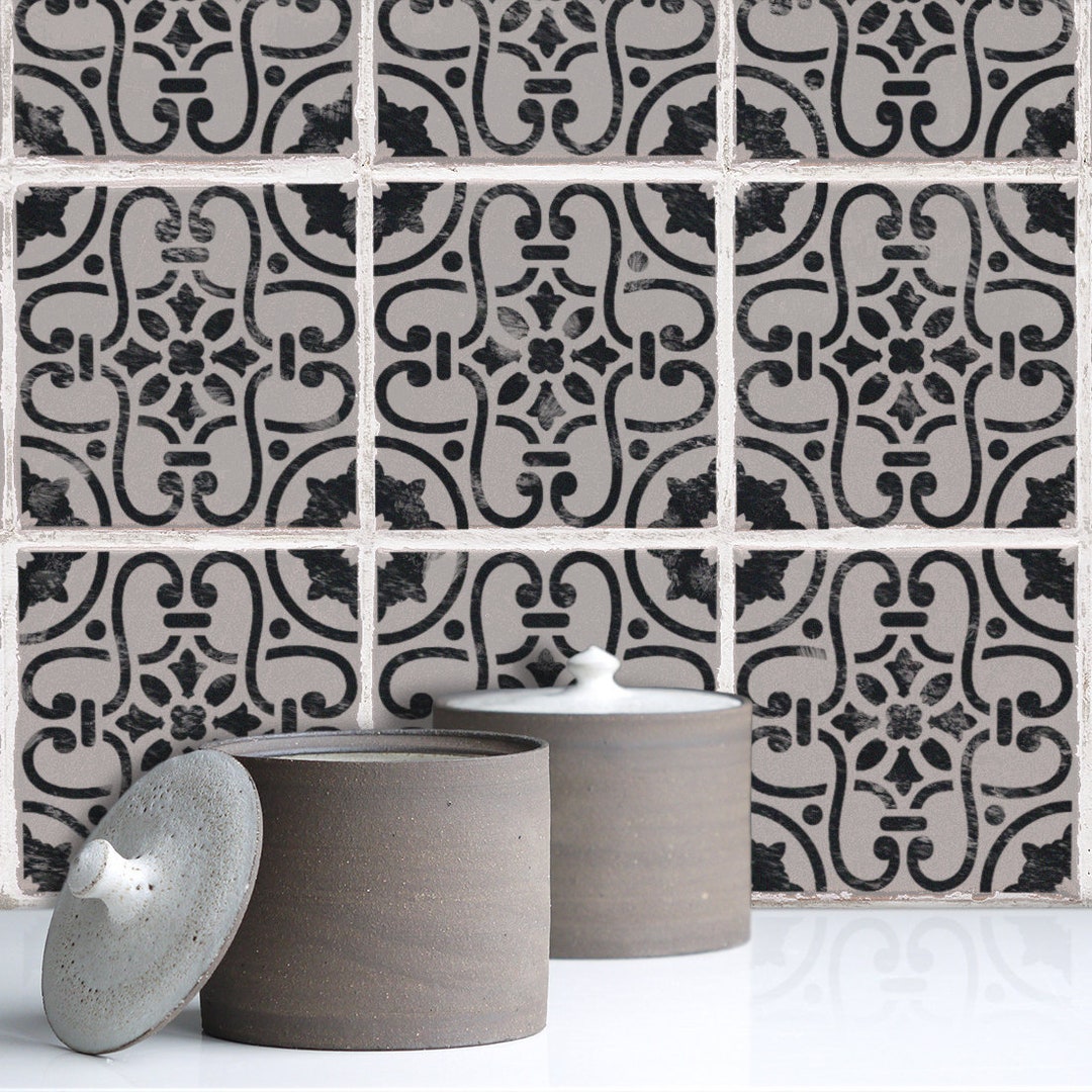 SARITA - Spanish Tile Stencil - Reusable Stencil for Painting- Reusable ...