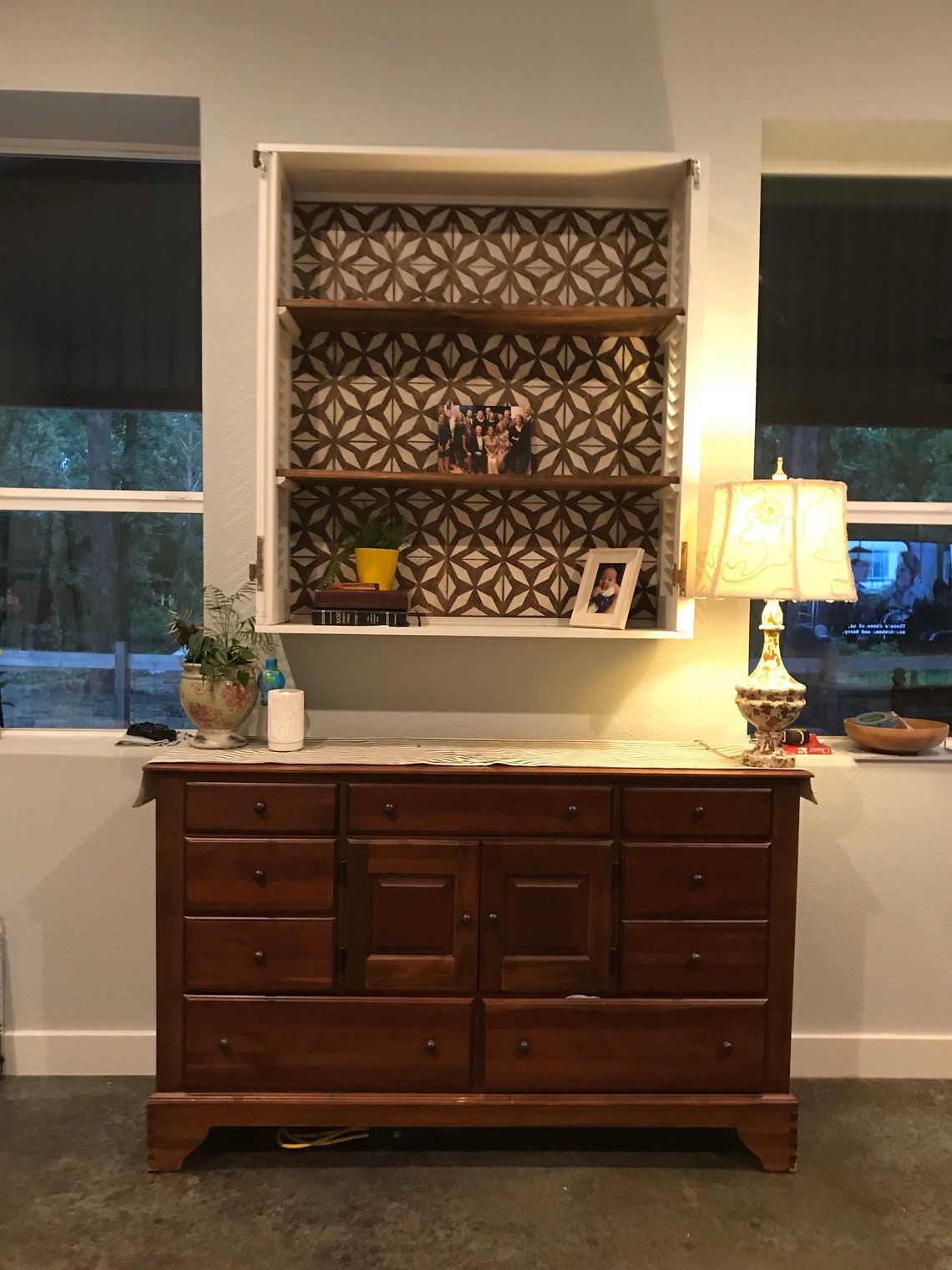 Athena Tile Stencil Modern Geometric Tile Stencil - Etsy Australia