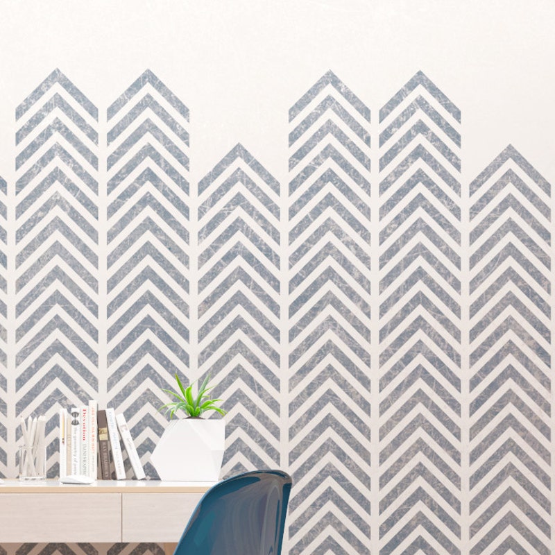 Chevron Painting - Etsy