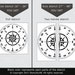 Compass Stencil Large Compass Stencil Circular Stencil Large Wall and ...