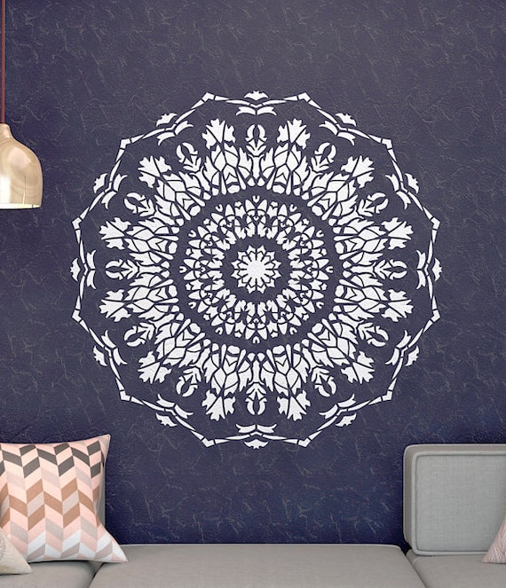 Mandala Wall Stencil Extra Large Wall Stencils Mandala Art - Etsy
