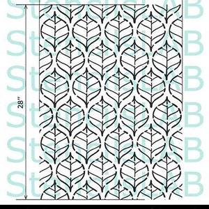 Floral Wall Stencil- Large Wall Stencils for Painting- Large Pattern ...