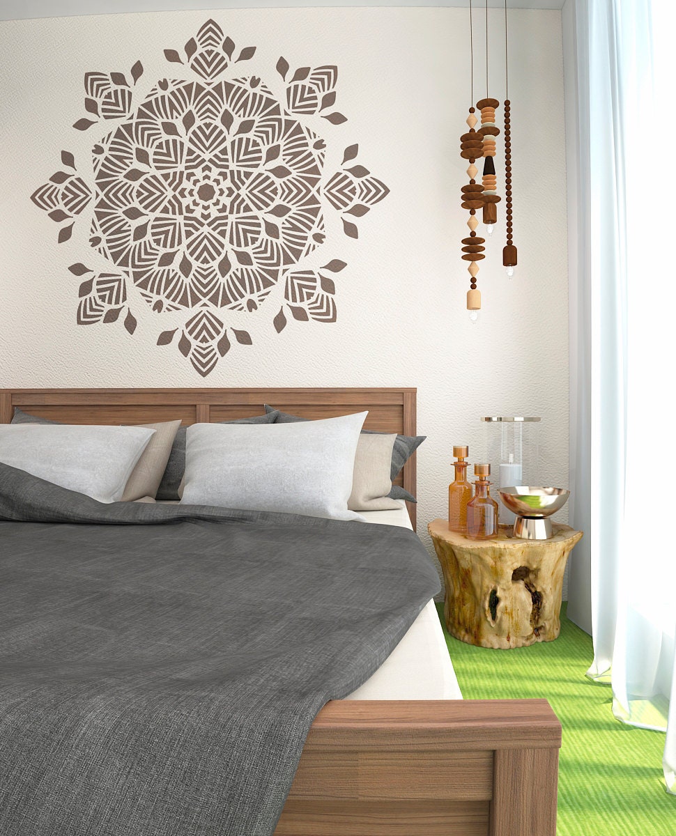 Decorativo Mandala Stencil Parete Decor Stencil Grande - Etsy Italia