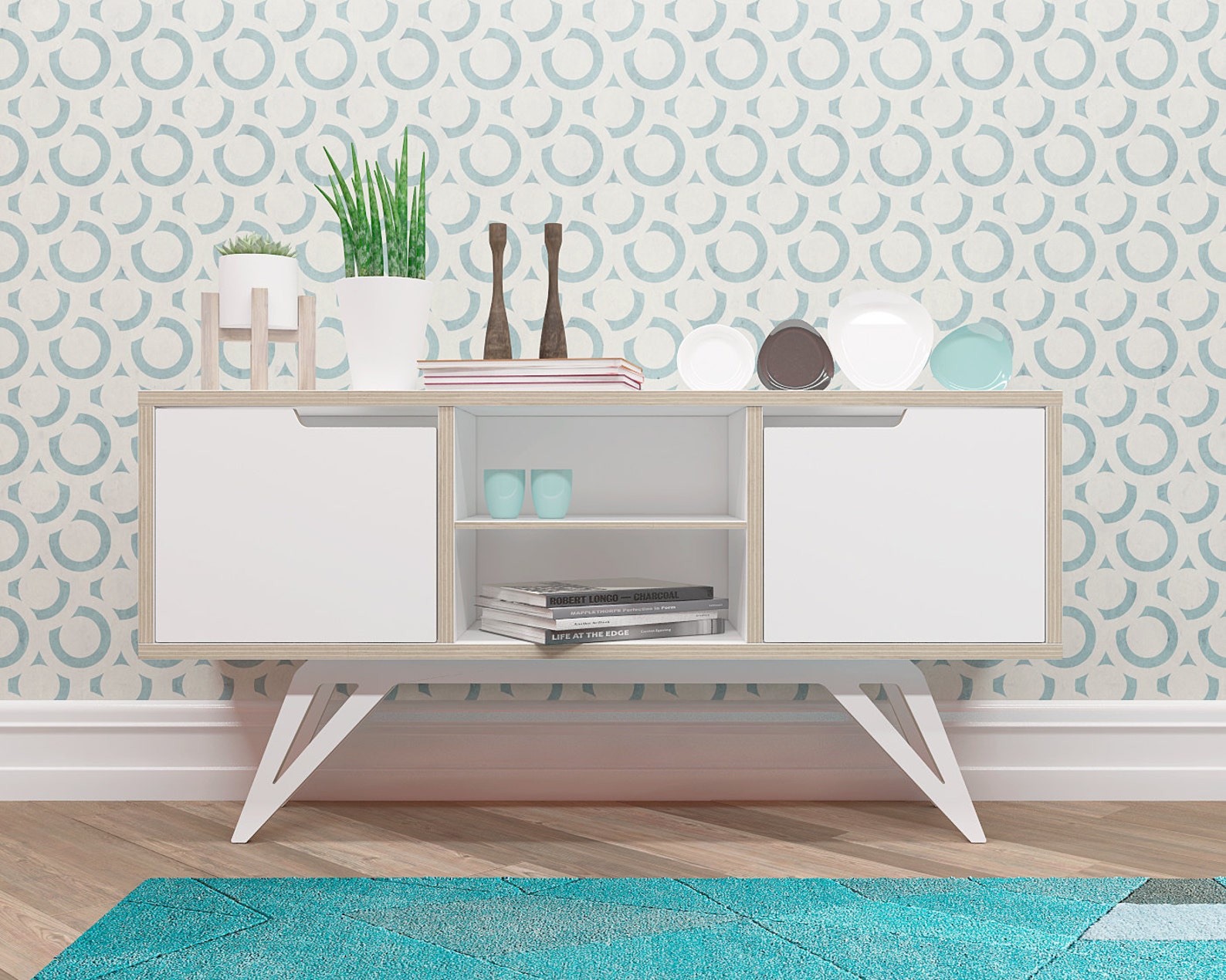 Large Modern Wall Stencil for Painting Reusable Wall - Etsy