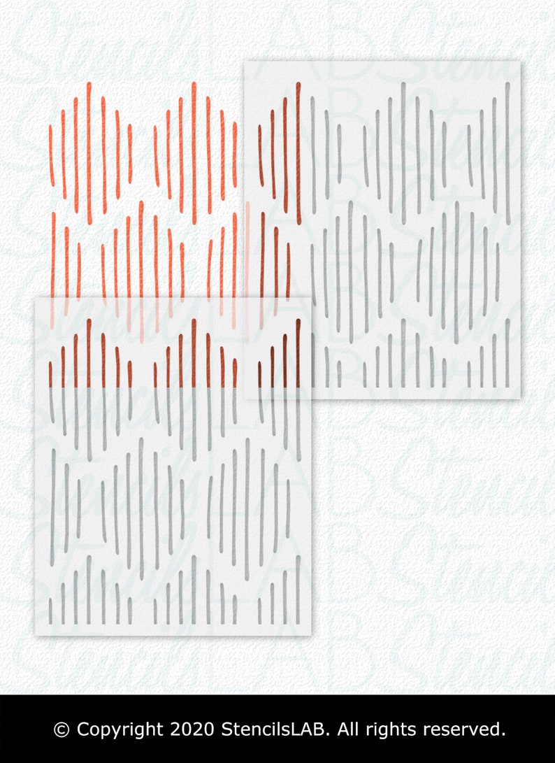 CELINE Hexagon Wall Stencil Scandinavian Wall Decor Stencil - Etsy Canada