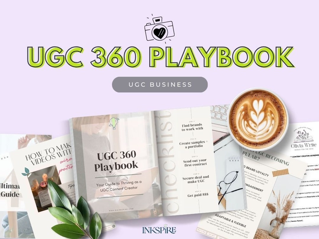 UGC 360 Playbook the Ultimate Bundle to Kickstart Your UGC Journey ...