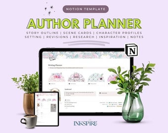 Aesthetic Notion Writing Hub Mystery Writers Creative Writing Planner Book Planner Writing ...