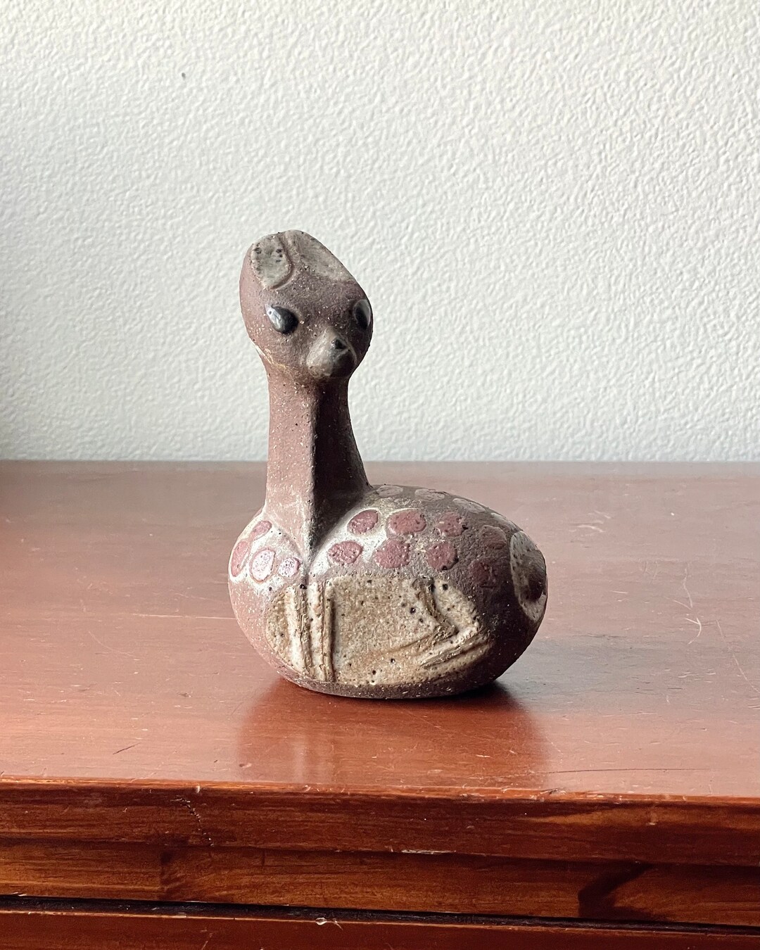 Vintage Ceramic Fallow Deer Figurine by Thomas Hellstrom for - Etsy