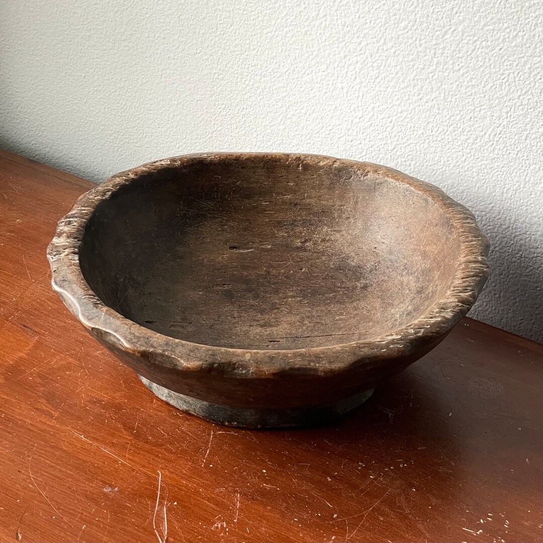 Large 11” Antique Ifugao Ceremonial Wood Star Bowl | Luzon Philippines ...
