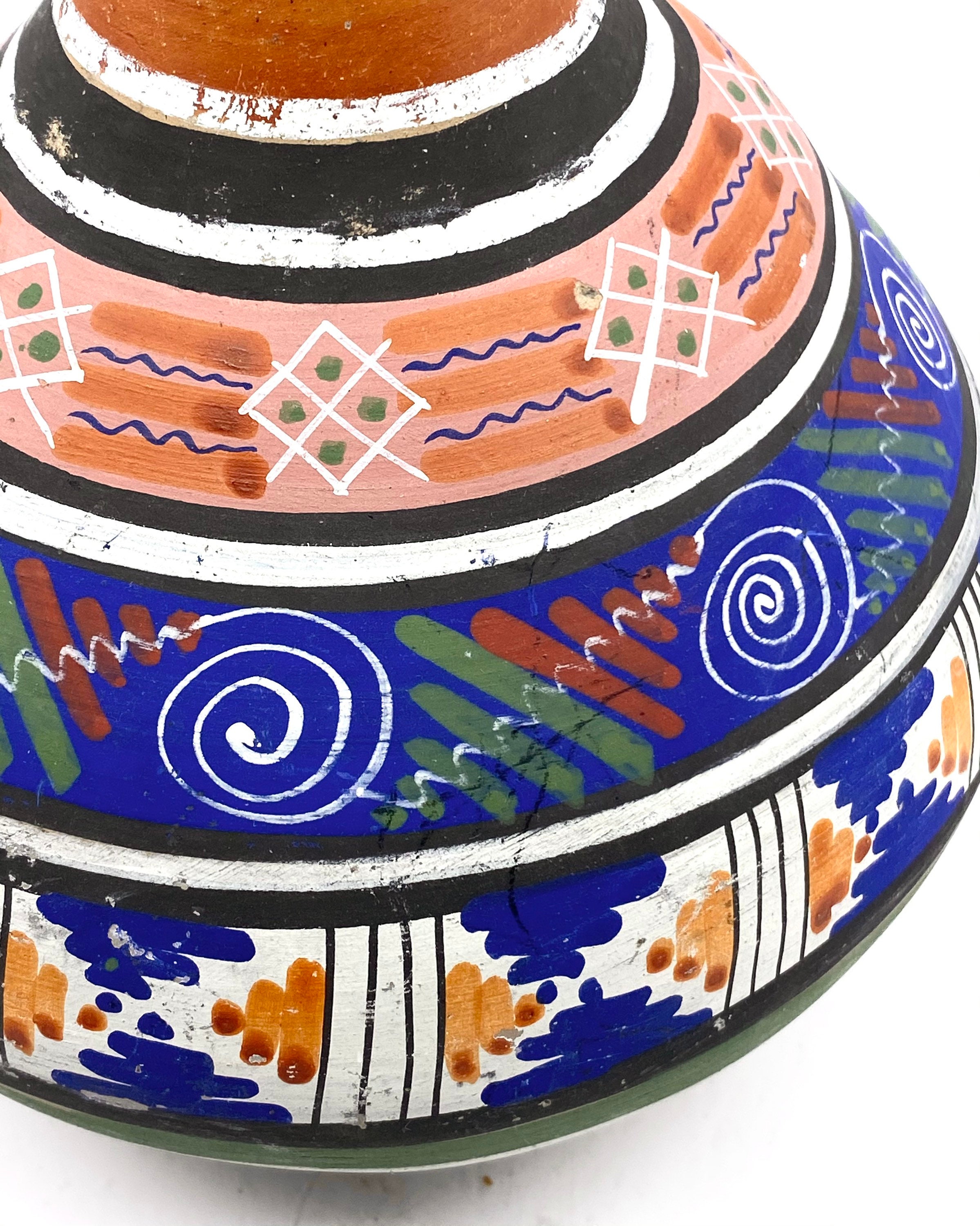 Antique Mexican Pottery Opaque Azteca Decor | Tlaquepaque 1940s - Etsy