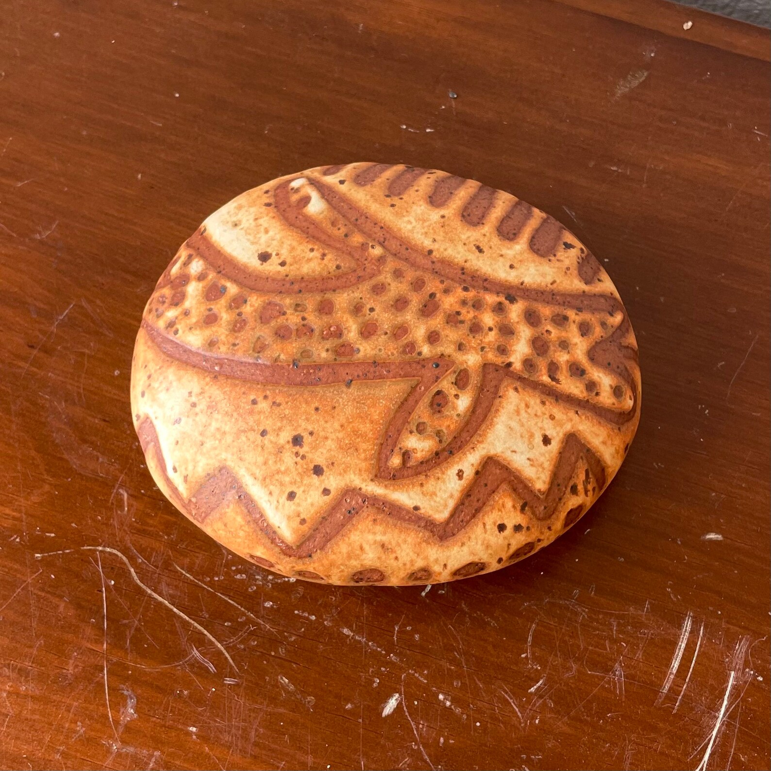 Larry Carnes Studio Pottery Sculptural Chumash Stone - Etsy