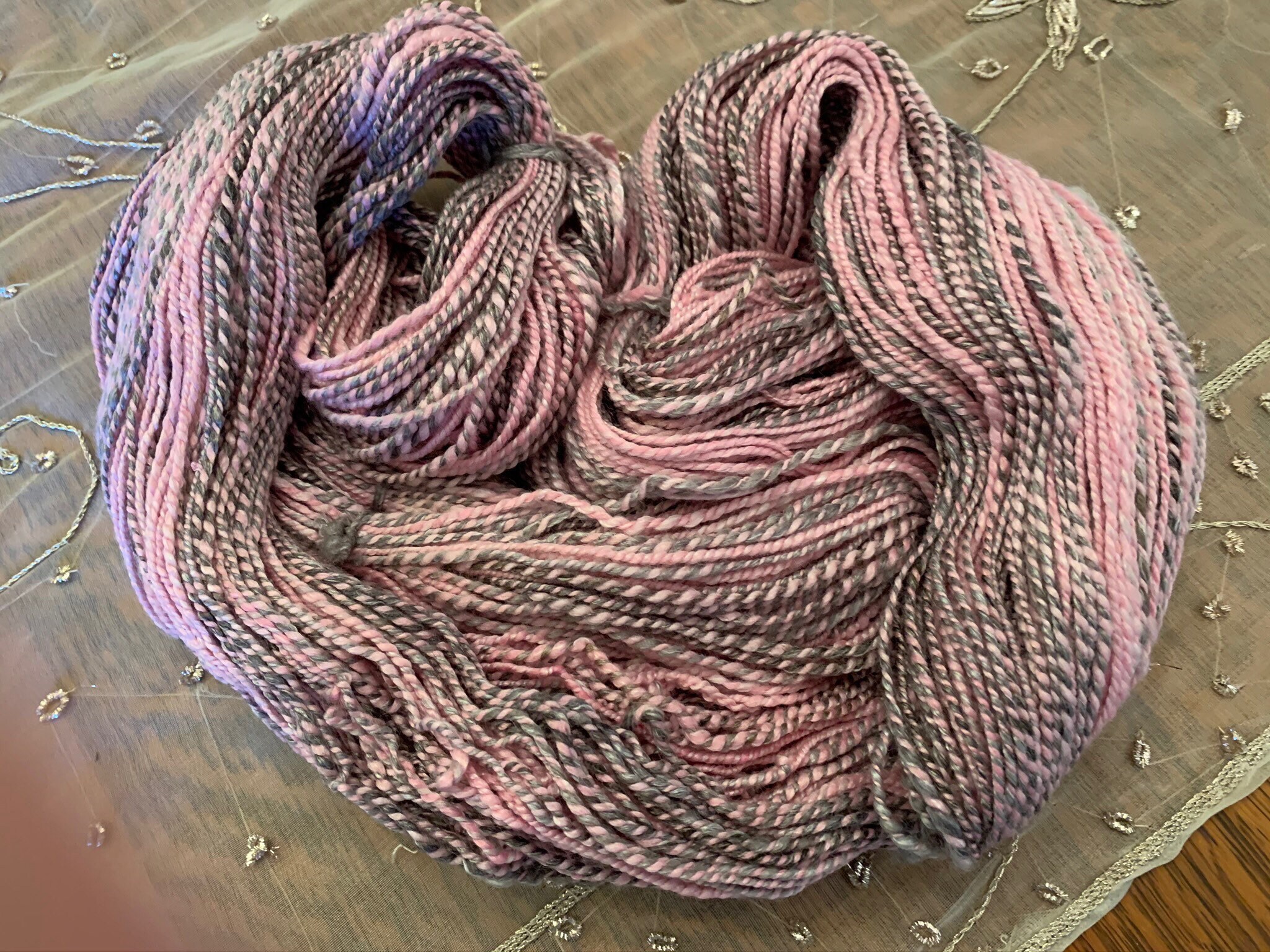 Handspun Yarn pink Elephant HS27 - Etsy
