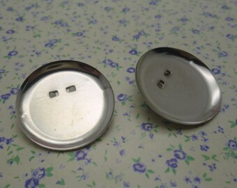 Sterling Silver Plain Brooch Pin Back, 925 Silver Brooch Pinback, Shiny ...