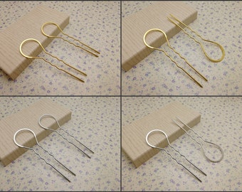 Metal hair pin | Etsy