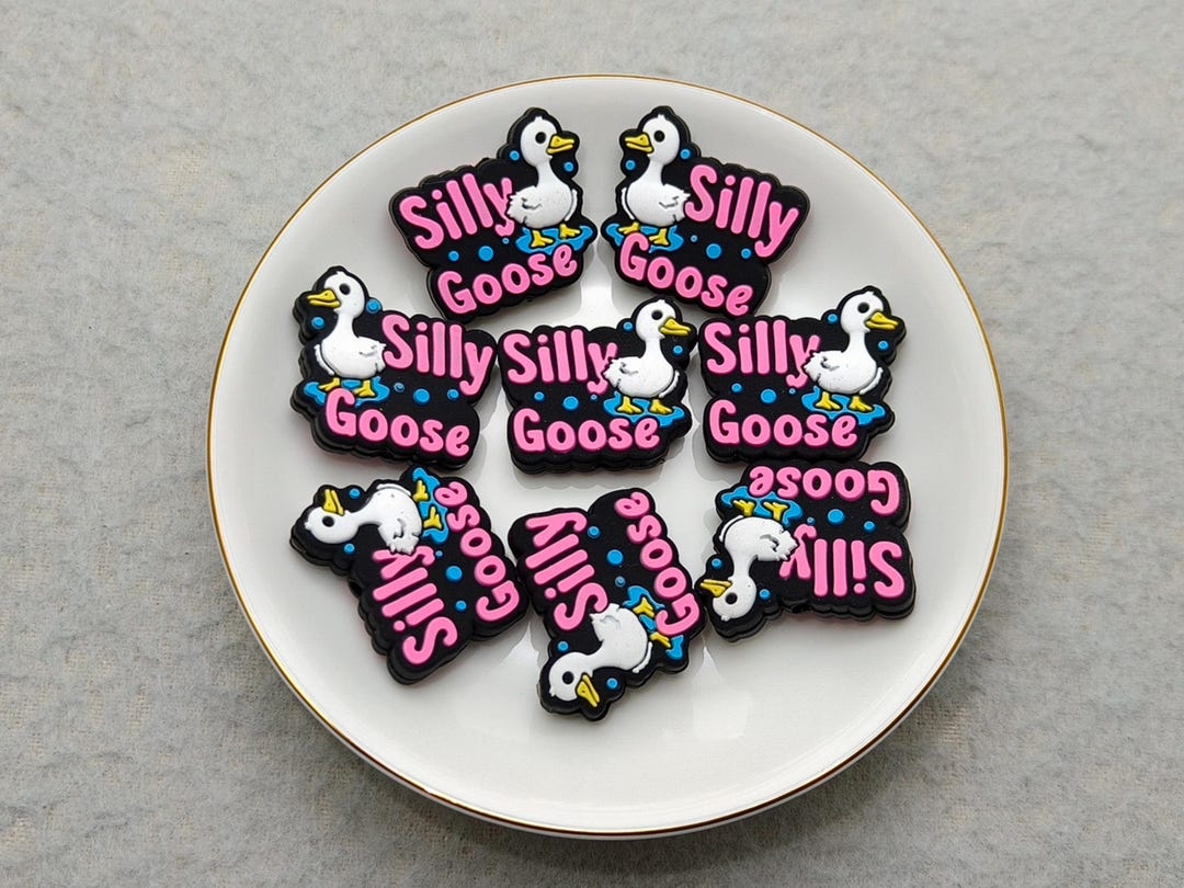 Silicone Bead Silly Goose Focal Bead DIY Charm Pen Finding BS1400 - Etsy