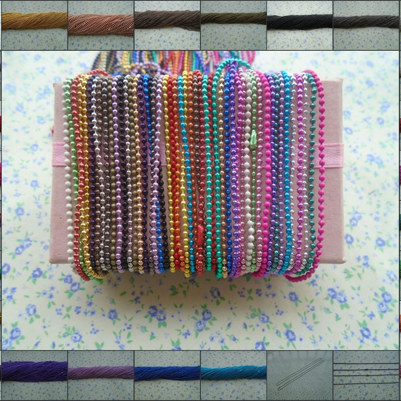 Bead Chain Metal Ball - Etsy UK