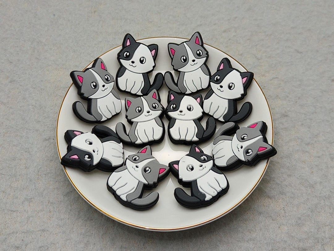 Silicone Bead Pet Cat Focal Bead DIY Charm Pen Finding BS1725 - Etsy
