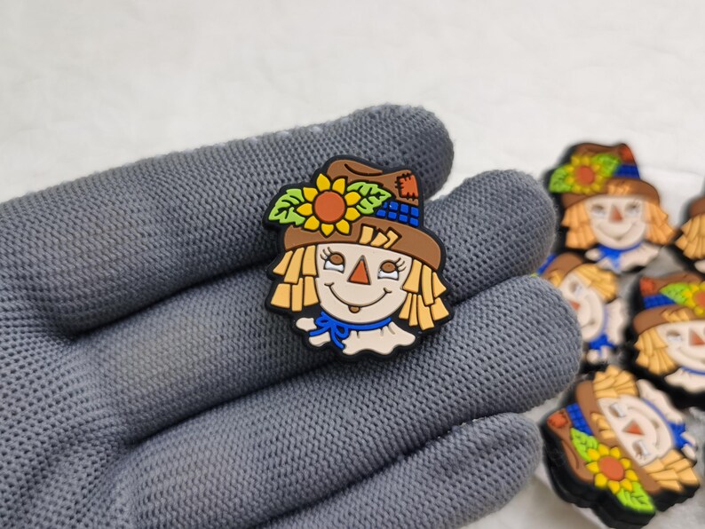 Silicone Bead Thanksgiving Scarecrow Kid Boy Focal Bead DIY Charm Pen ...