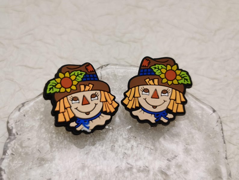 Silicone Bead Thanksgiving Scarecrow Kid Boy Focal Bead DIY Charm Pen ...